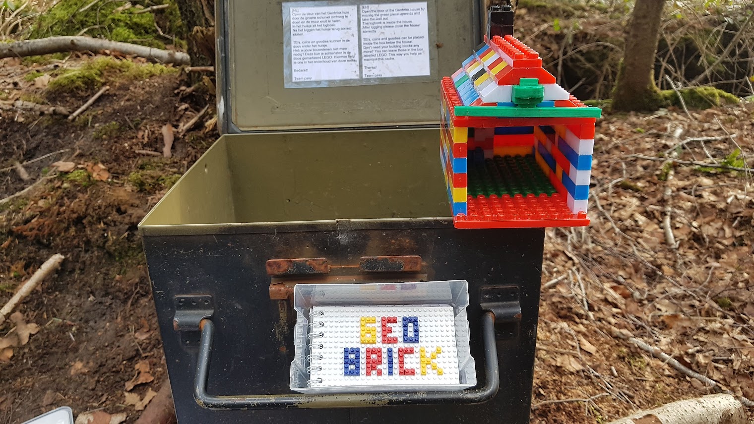 Geocaching met Lego